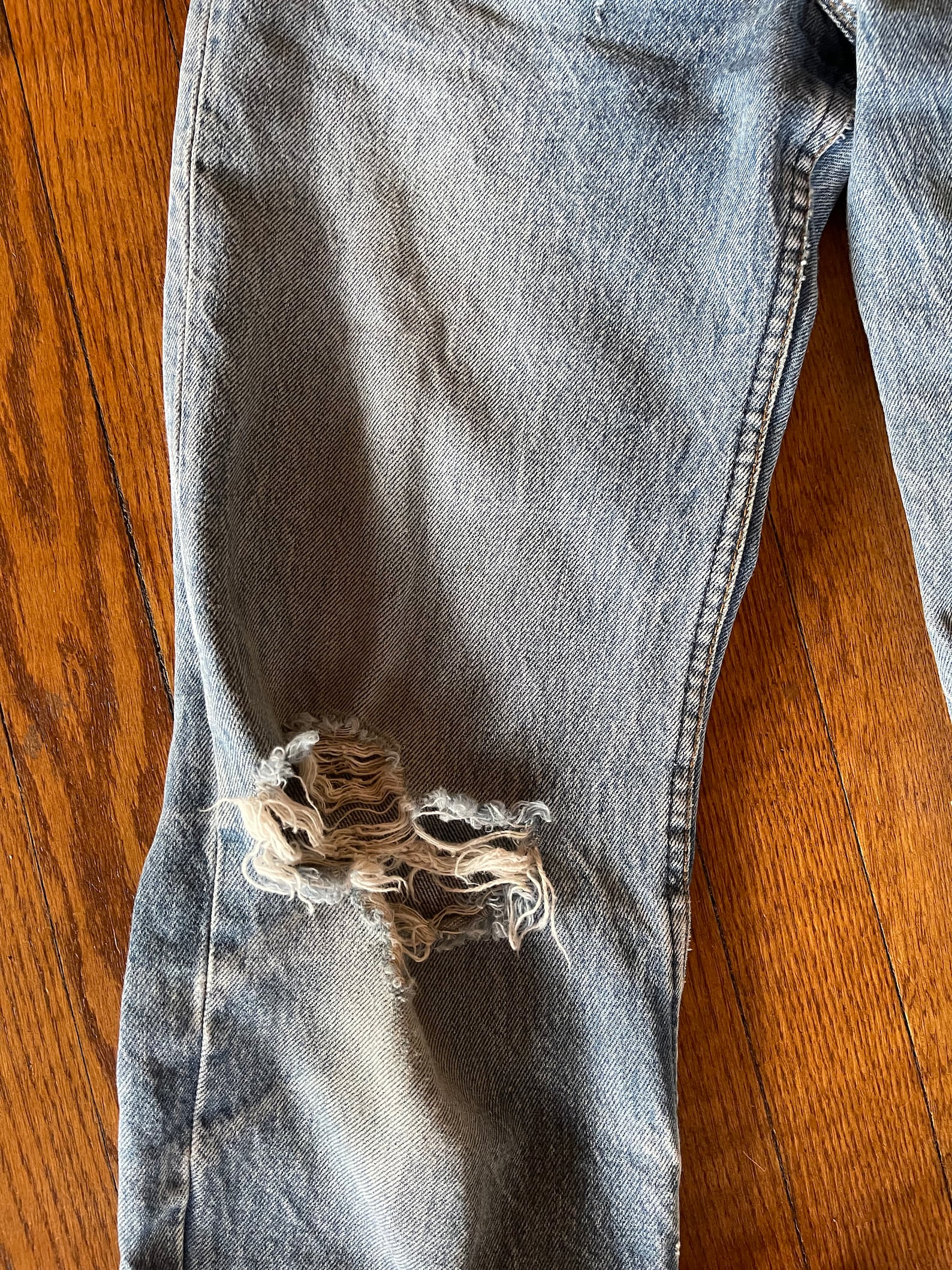 Vintage 90s Levis Jeans Distressed Hole in Butt Straight Wide - Etsy