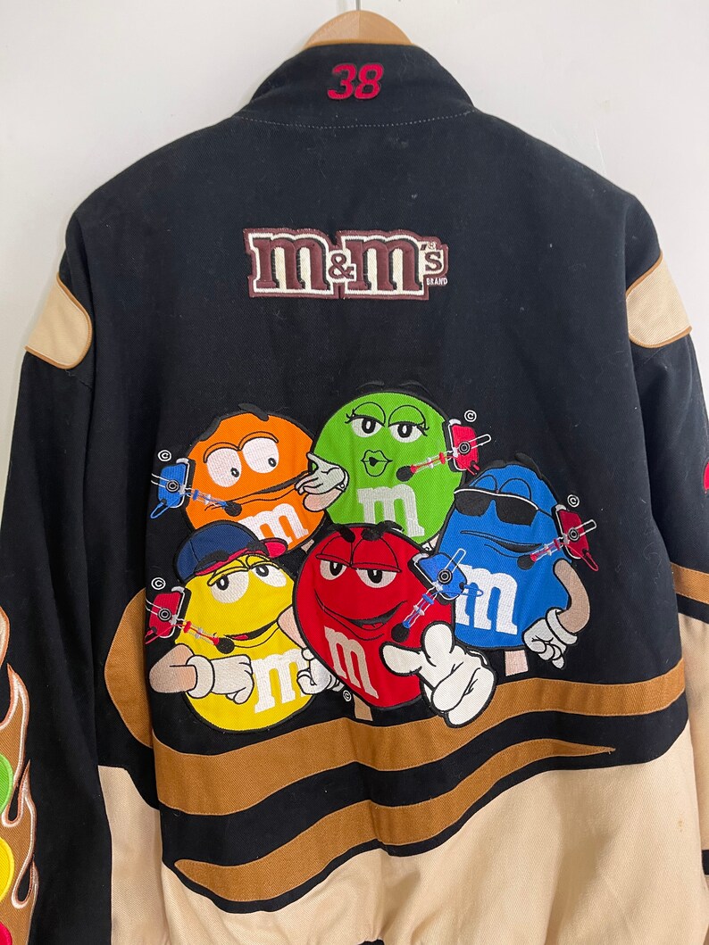 AUTHENTIC rare Vintage m&ms nascar jacket racing coat Madison | Etsy