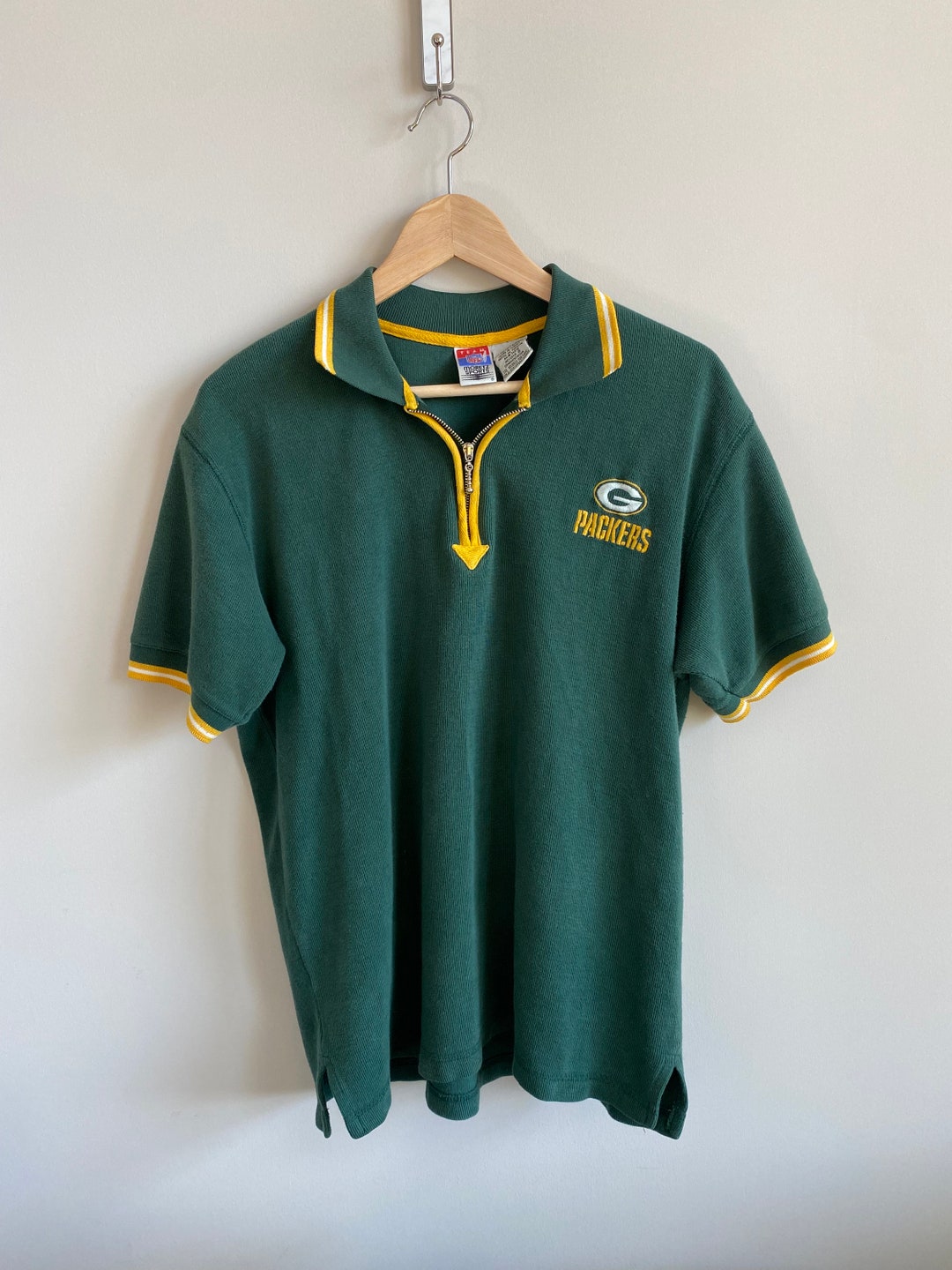 Vintage 1990s Green Bay Packers Quarter Zip Ladies Wisconsin Football ...
