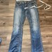 Y2K Low Rise Jeans Bell Bottom Boot Cut Trendy Hilton Type 2000s Silver ...