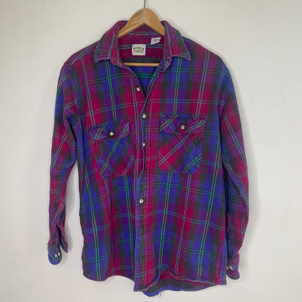 90s Plaid Shirt - Etsy