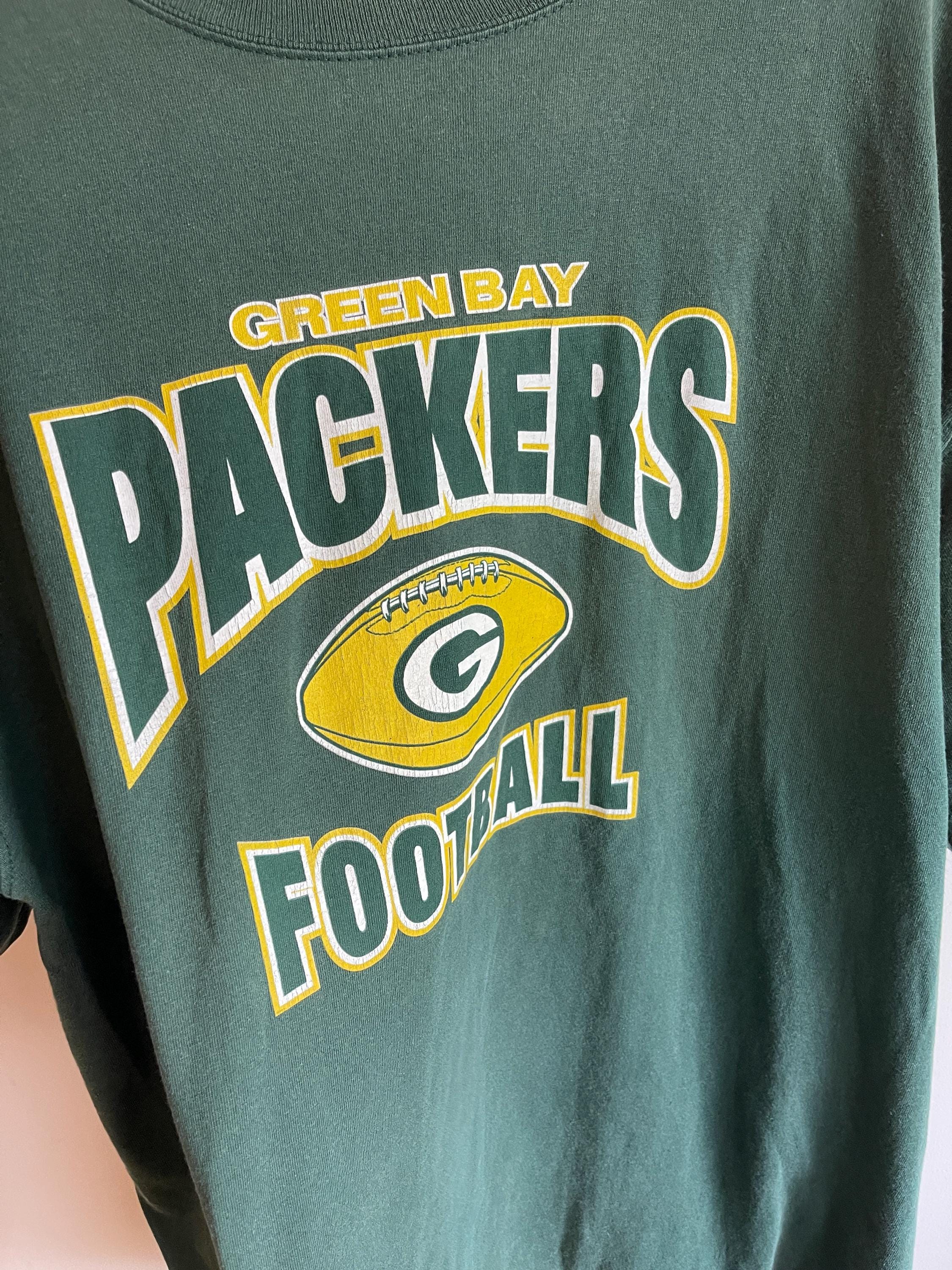 Vintage Green Bay 90s Packers Shirt Titletown Super Bowl Champions Back ...