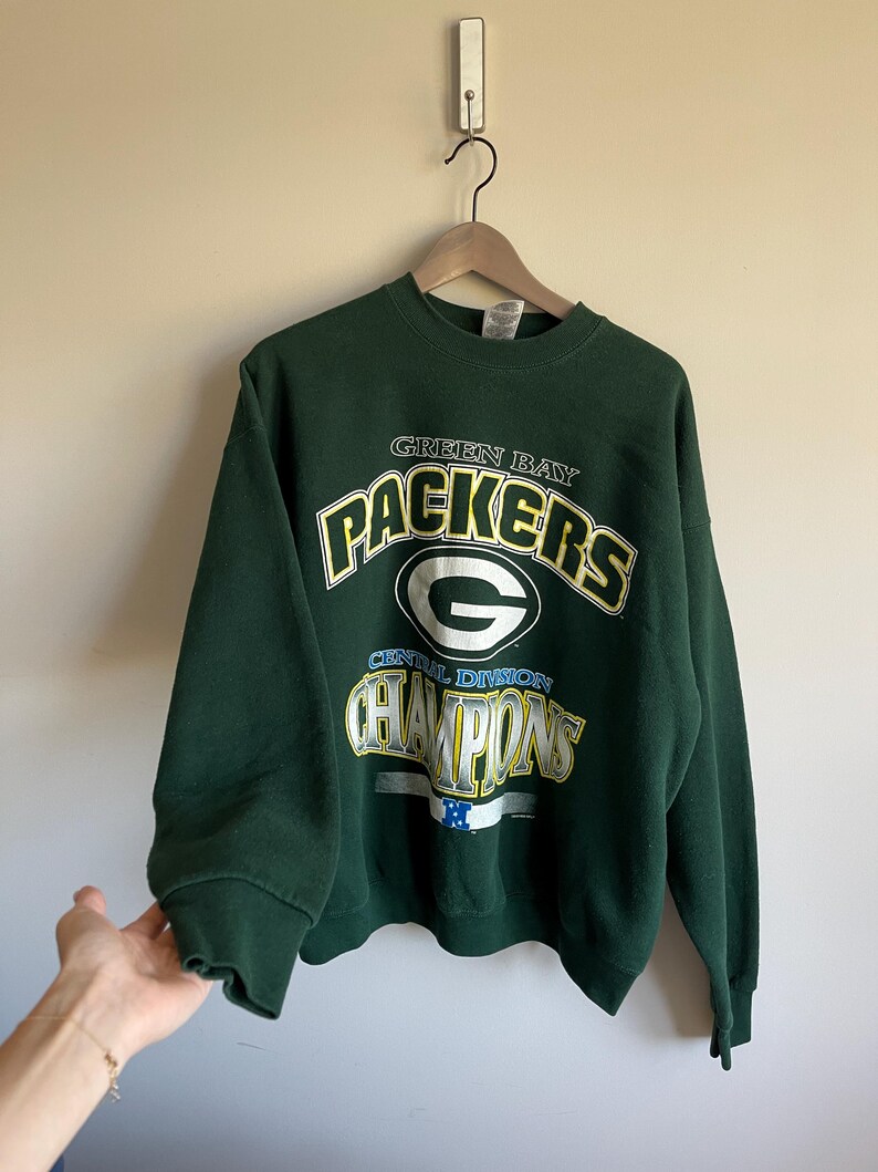 Vintage 1997 Green Bay Packers Sweatshirt Crewneck Football NFL 90s ...