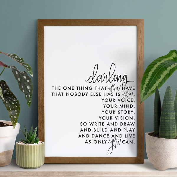 Coco Chanel Quote - Etsy