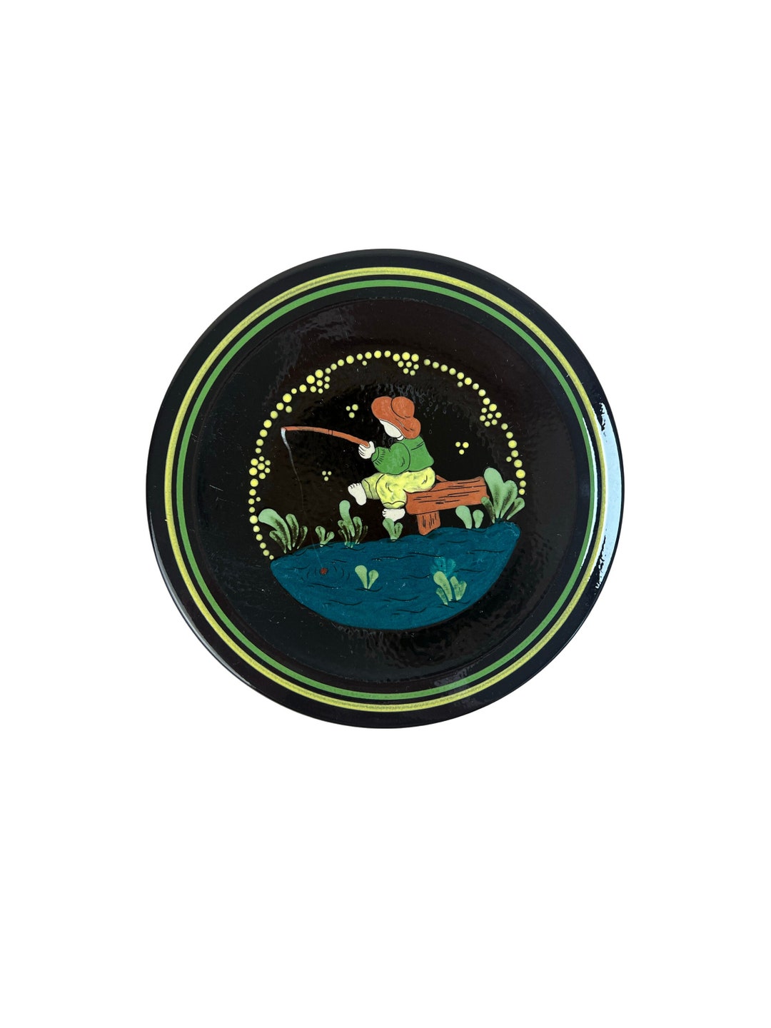 Swiss Pottery Wall Plate, Vintage Burkart Handarbeit, Gift From ...