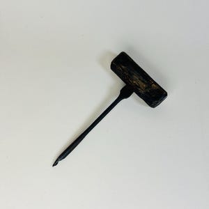 Vintage T Handle Hand Auger, Gimlet Wood Handle With Screw Head ...