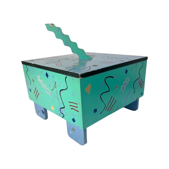 Memphis Milano Jewelry Box: 1980s Postmodern Art by H… - Gem