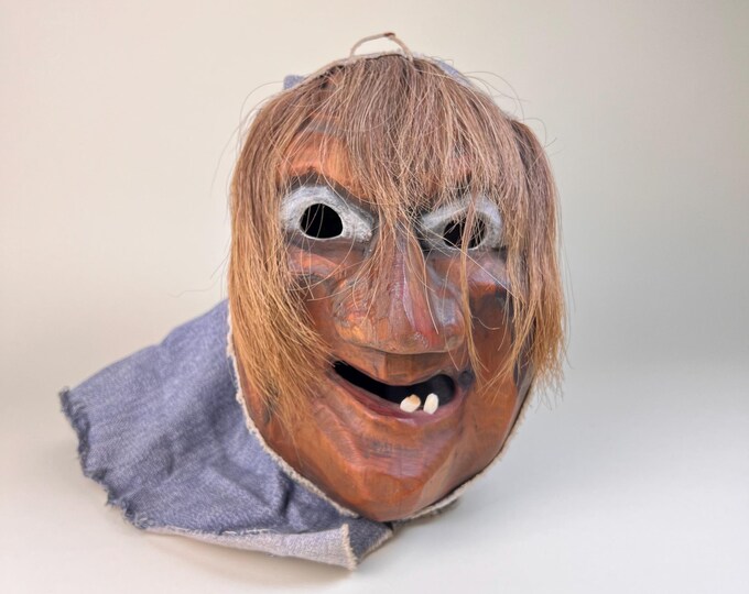 Vintage Swiss Wall Mask, Fasnacht Mask, Original Folk Art Decor ...