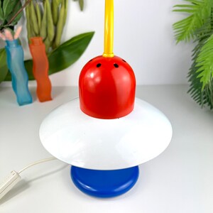 Vintage Primary Colors Desk Lamp 80s Colourful Postmodern - Etsy