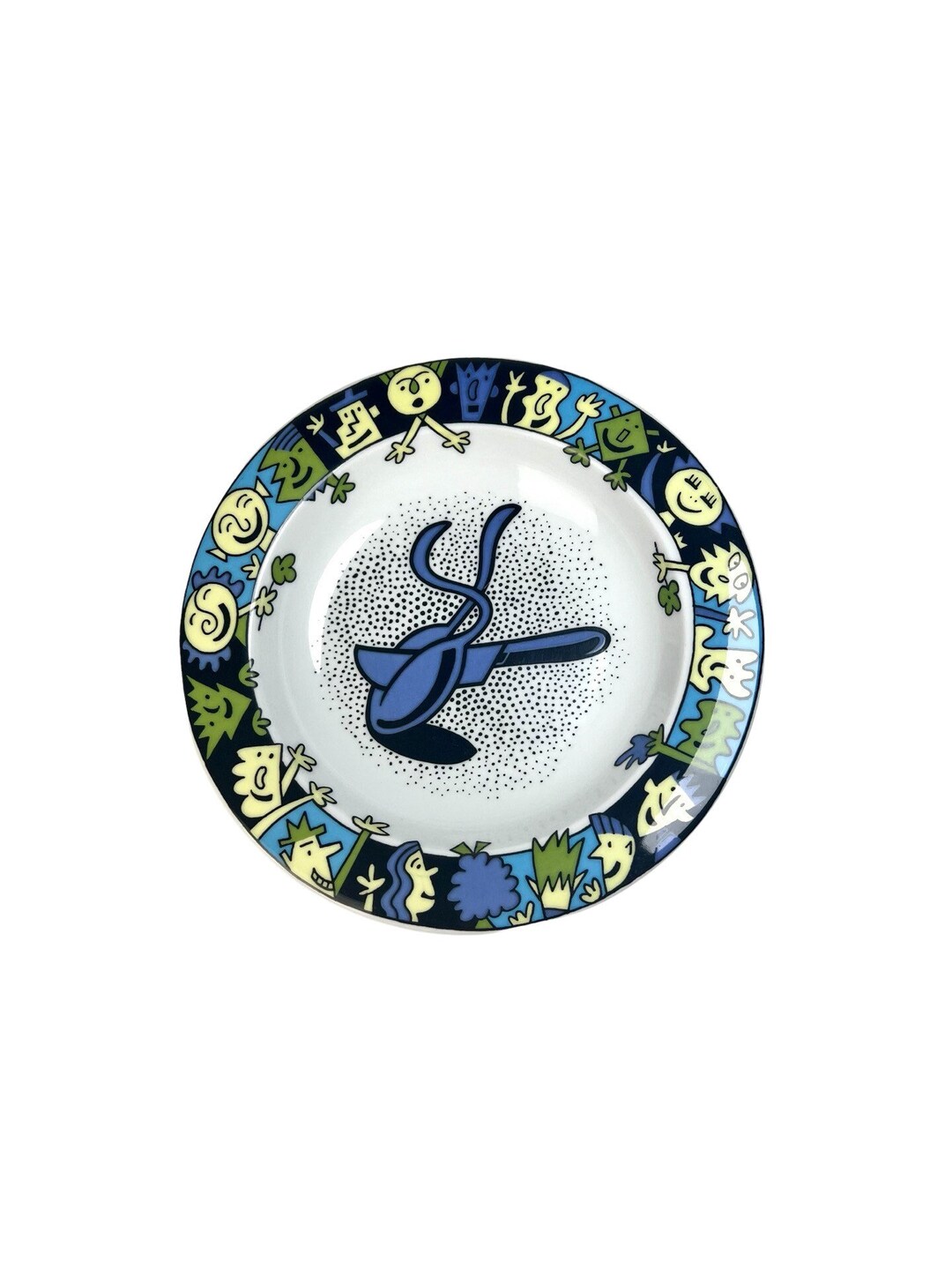 Vintage BOPLA Deep Plate Maximalist Wall Decor Pop Art Graffiti 90s ...