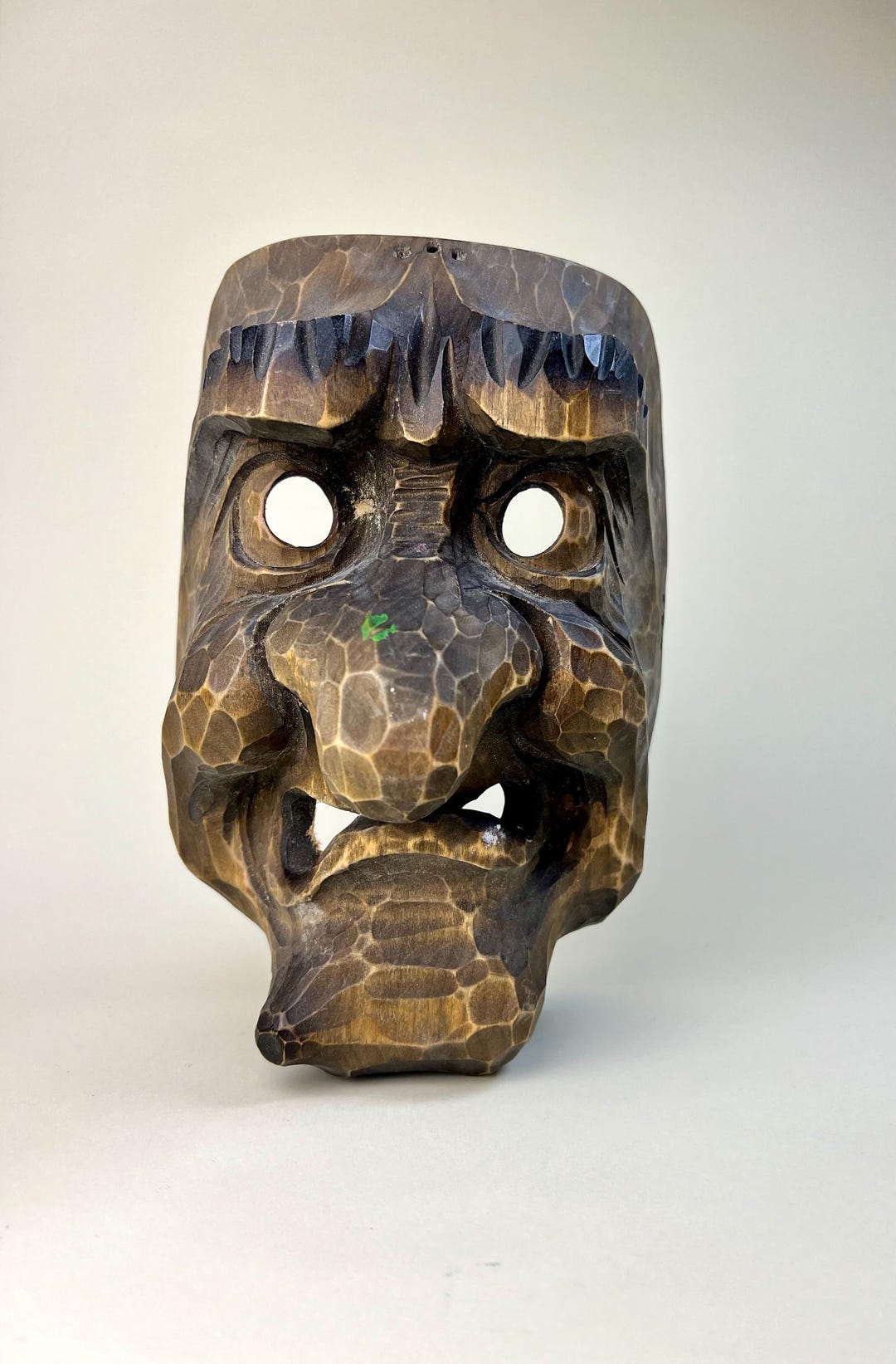 Vintage Swiss Wood Festival Mask, Fasnacht Carnival Mask, Traditional ...