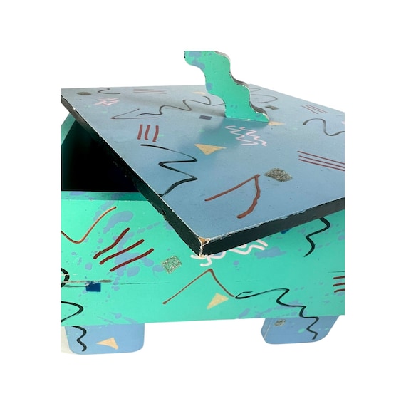 Memphis Milano Jewelry Box: 1980s Postmodern Art by H… - Gem