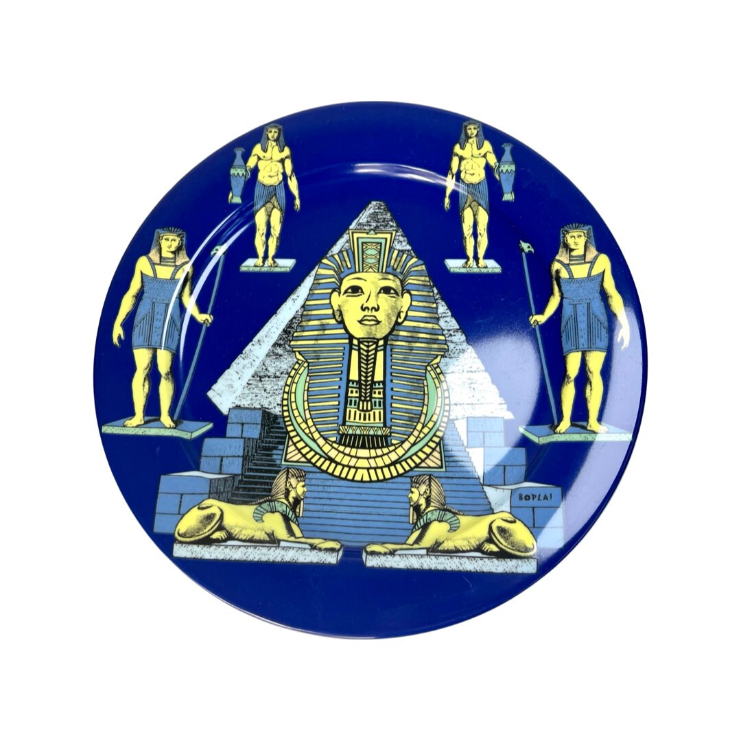 Maximalist Wall Plate, Vintage BOPLA Dinner Plate- Herodot in Blue by ...