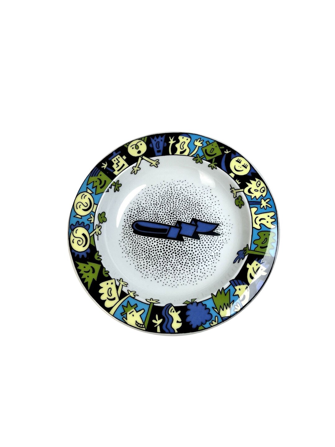 Vintage BOPLA Deep Plate Maximalist Wall Decor Pop Art Graffiti 90s ...