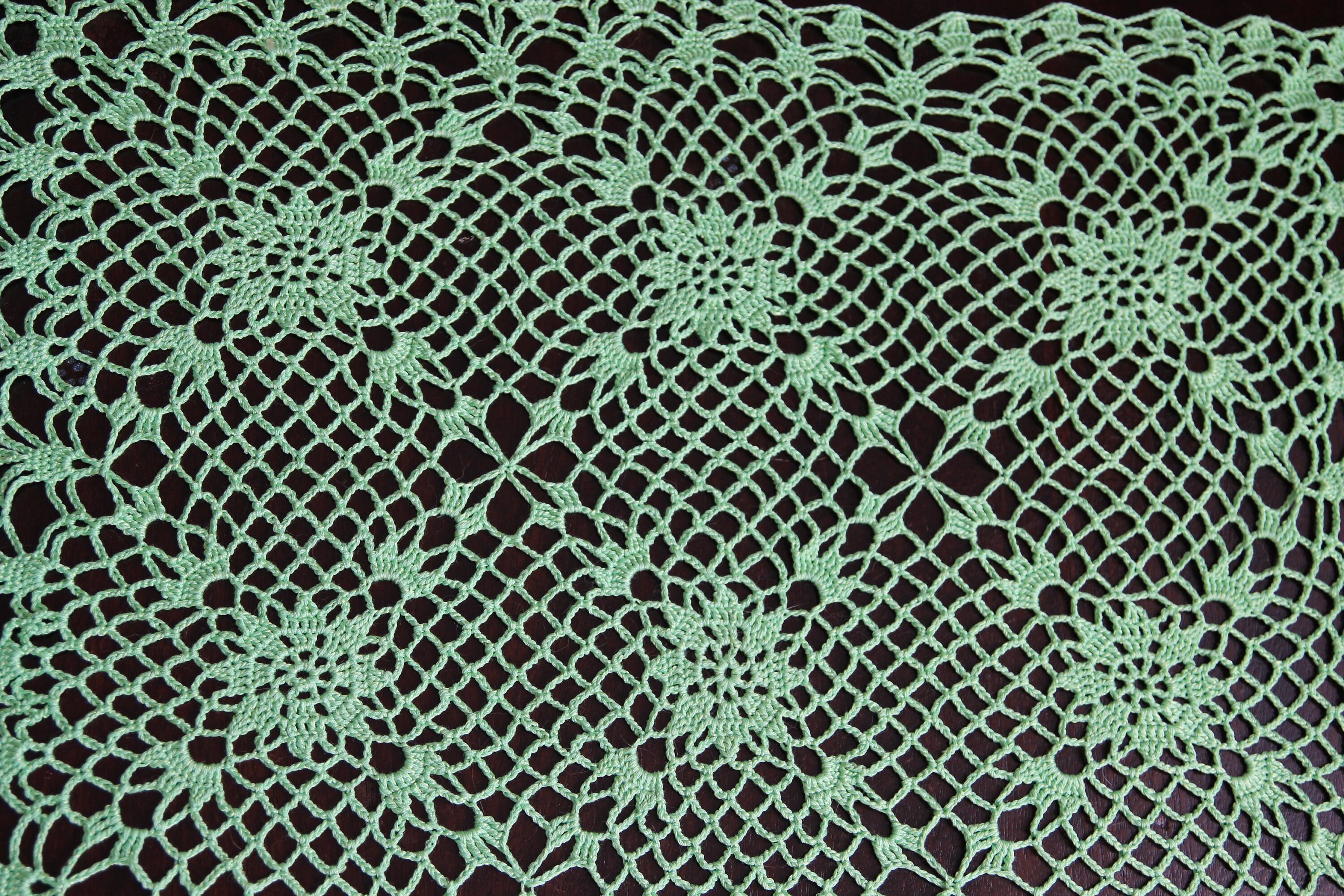 Square Crochet Green Doilies Perfect for Home Decor for Home Cozy ...