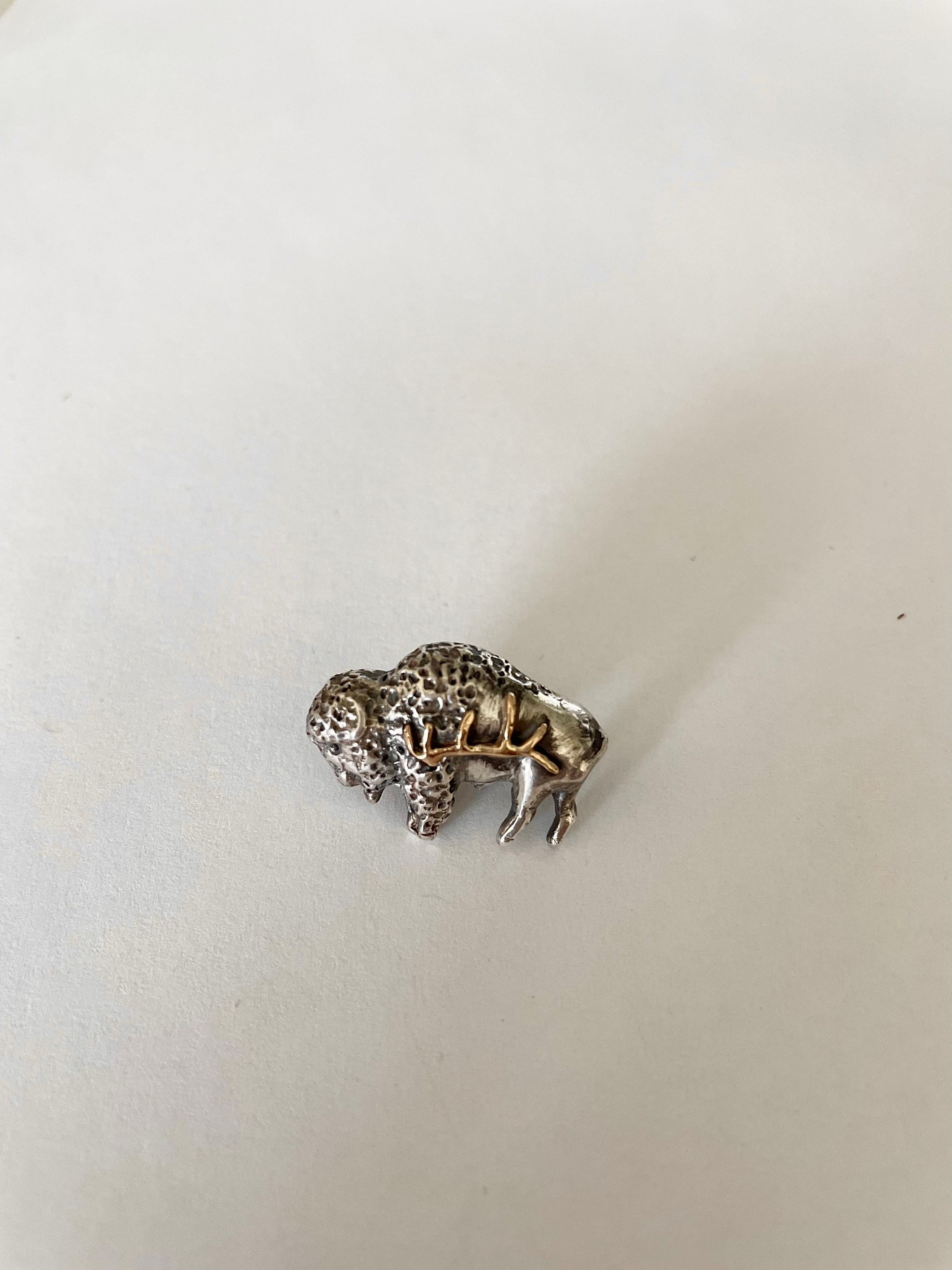 Bison Pin - Etsy