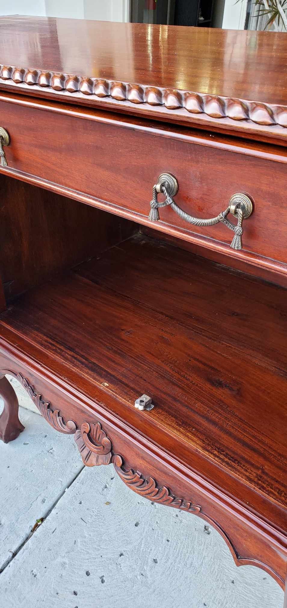 Chippendale Cherry Buffet/vintage Cherry Buffet/mahogany Buffet - Etsy