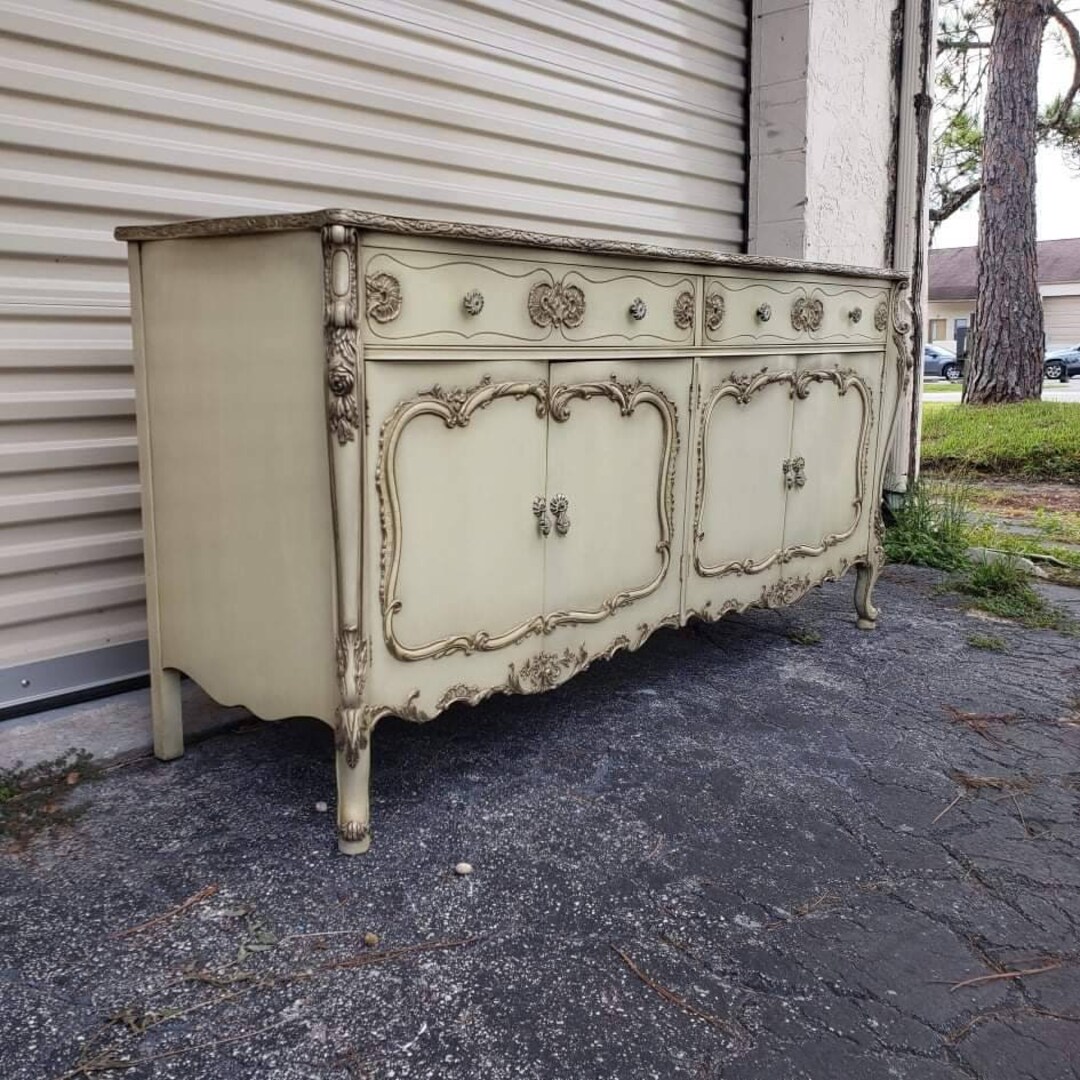 Romweber Rococo Style Buffet/ Mid Century Style Rococo Dresser/vintage ...