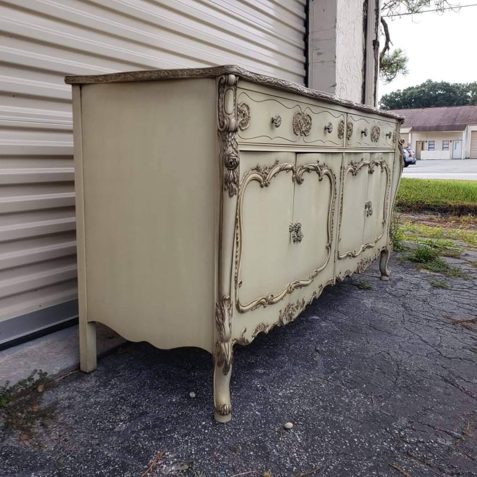 Romweber Rococo Style Buffet/ Mid Century Style Rococo Dresser/vintage ...