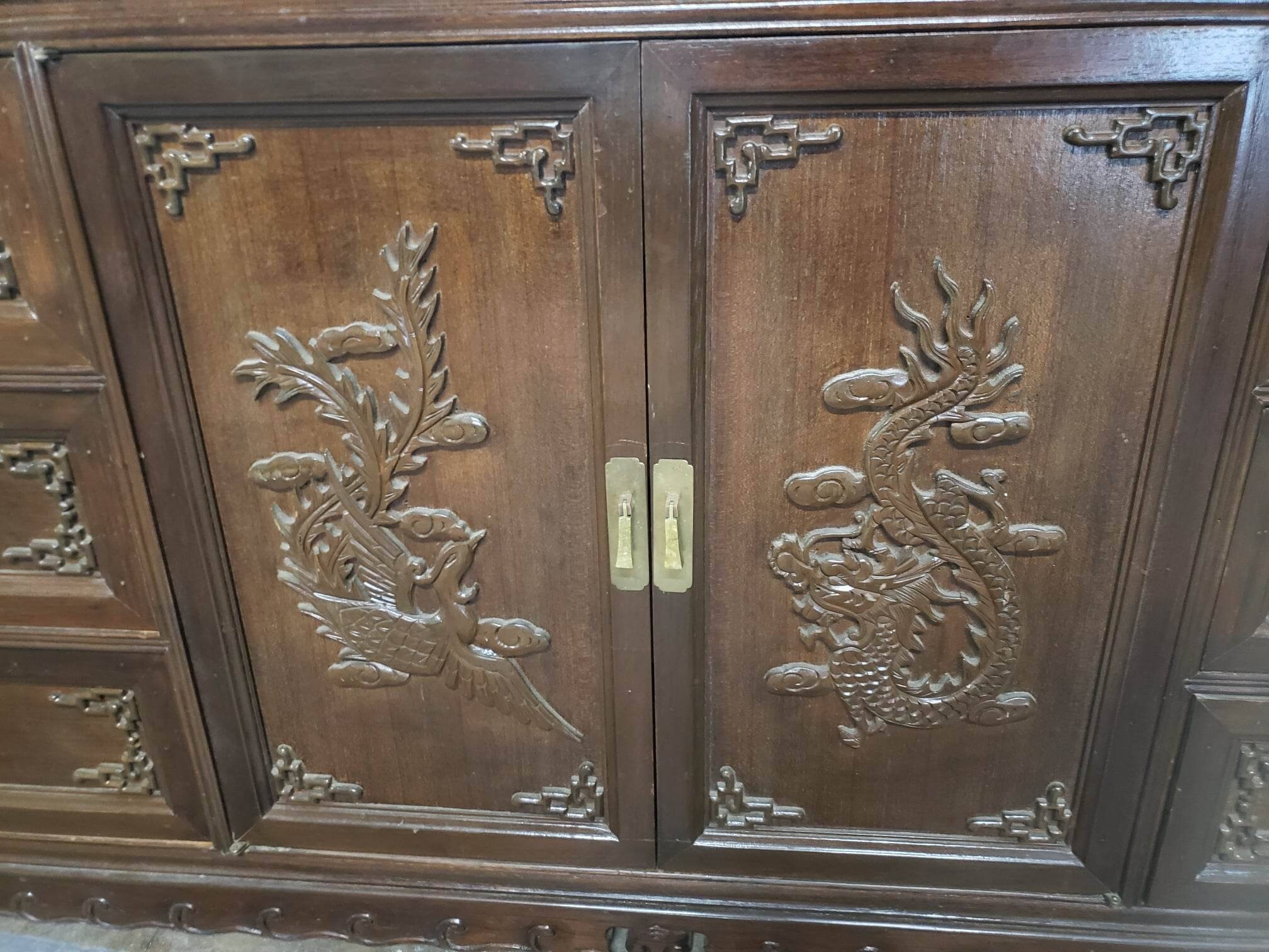 Oriental Style Dresser/vintage Asian Dresser/vintage Asian - Etsy