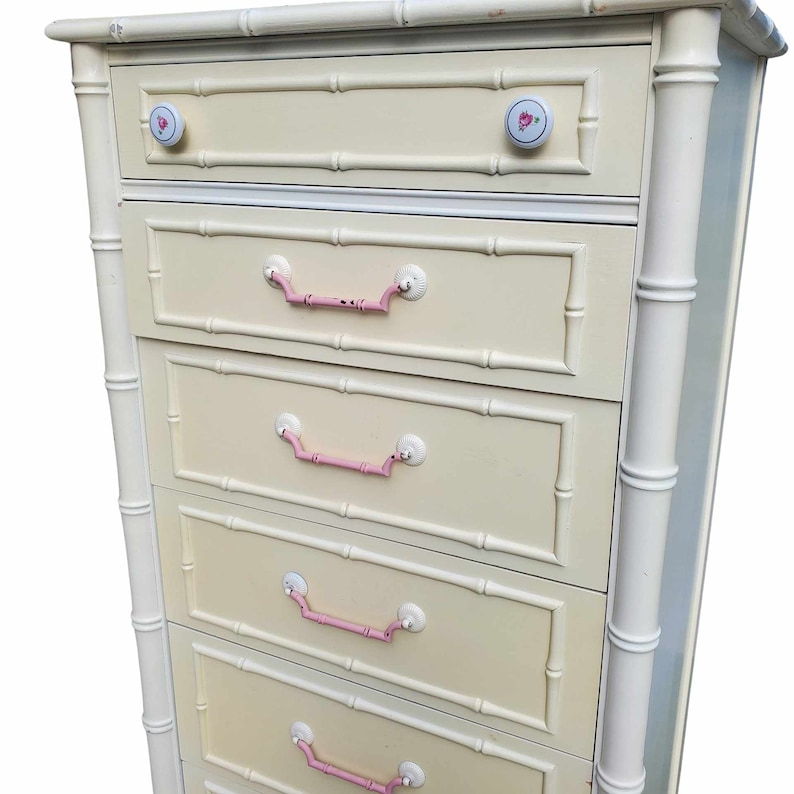 Thomasville Faux Bamboo Chest - Etsy