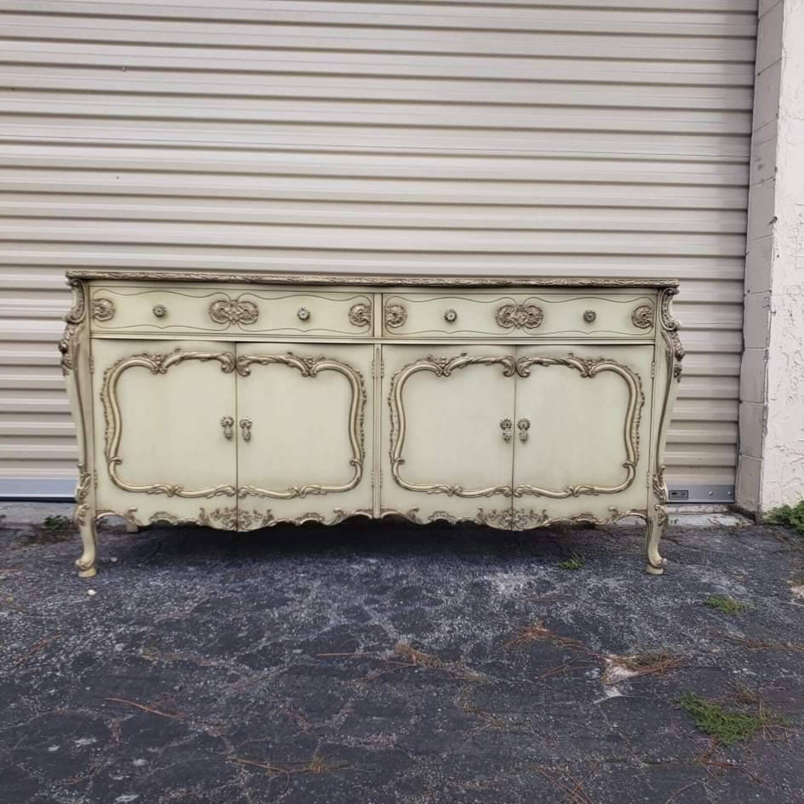 Romweber Rococo Style Buffet/ Mid Century Style Rococo Dresser/vintage ...
