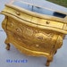 Bombay Chest/ Small Bombay Style Chest/ Gold Bombay Chest - Etsy