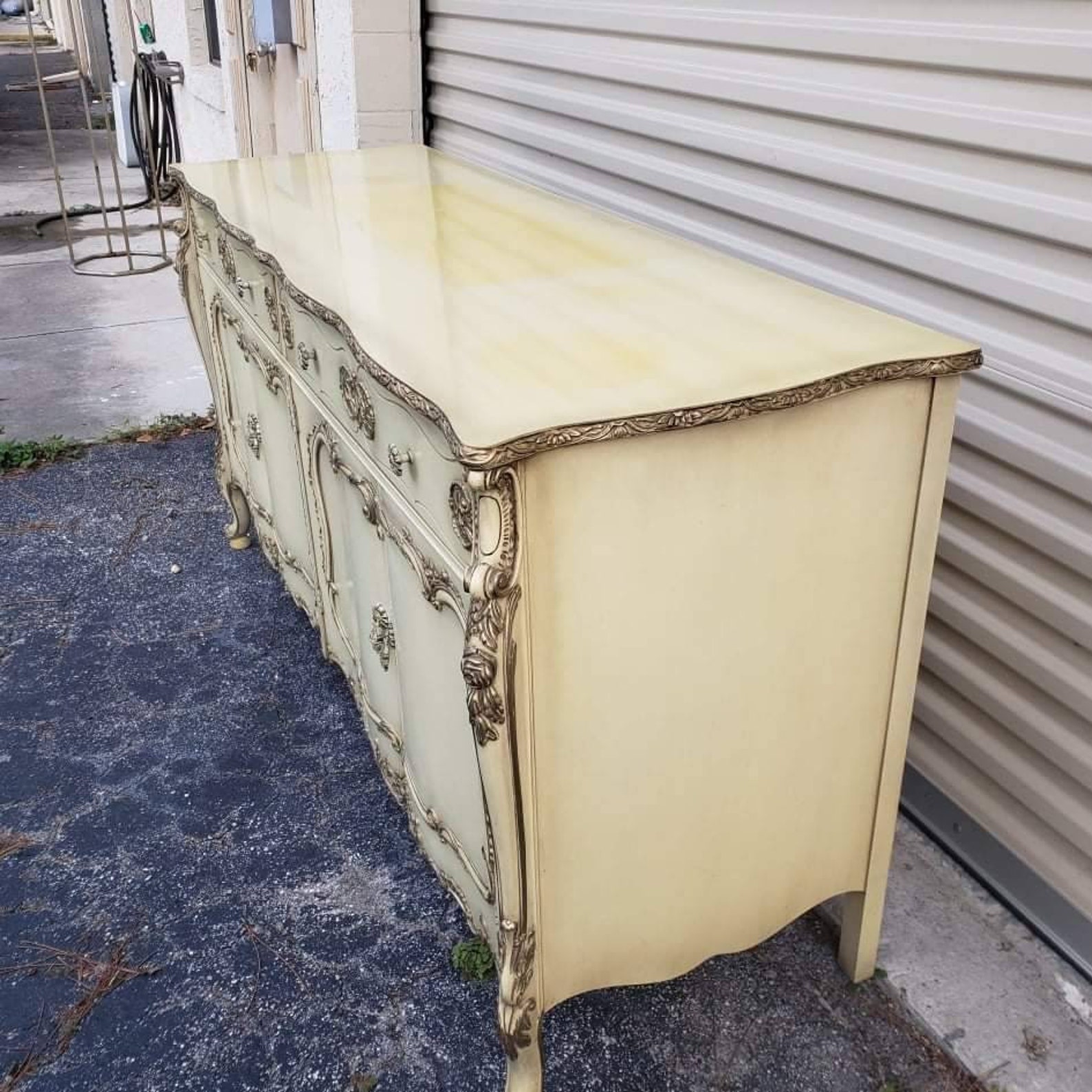 Romweber Rococo Style Buffet/ Mid Century Style Rococo Dresser/vintage ...