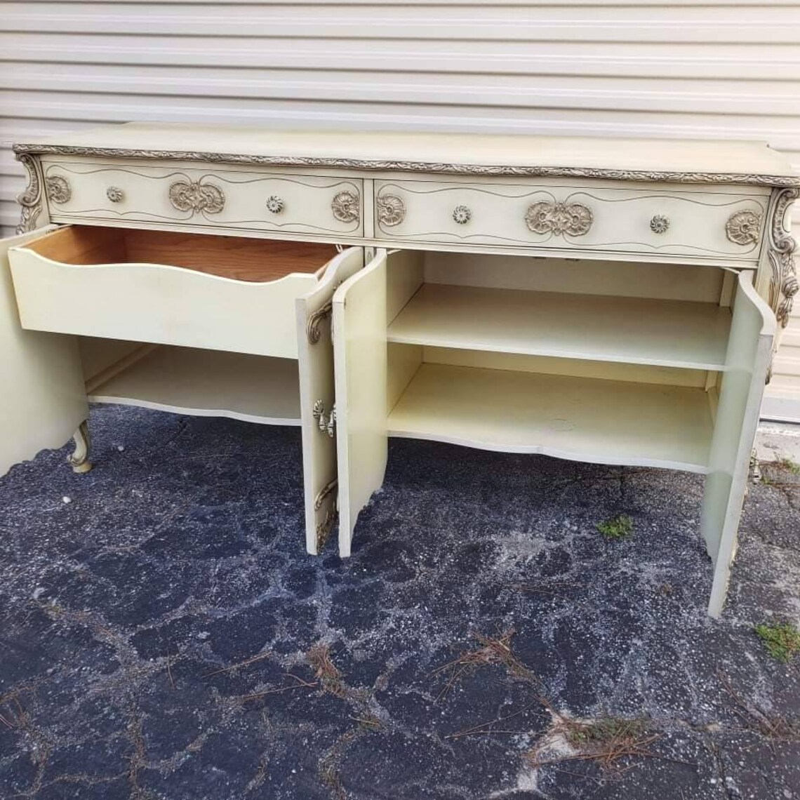 Romweber Rococo Style Buffet/ Mid Century Style Rococo Dresser/vintage ...