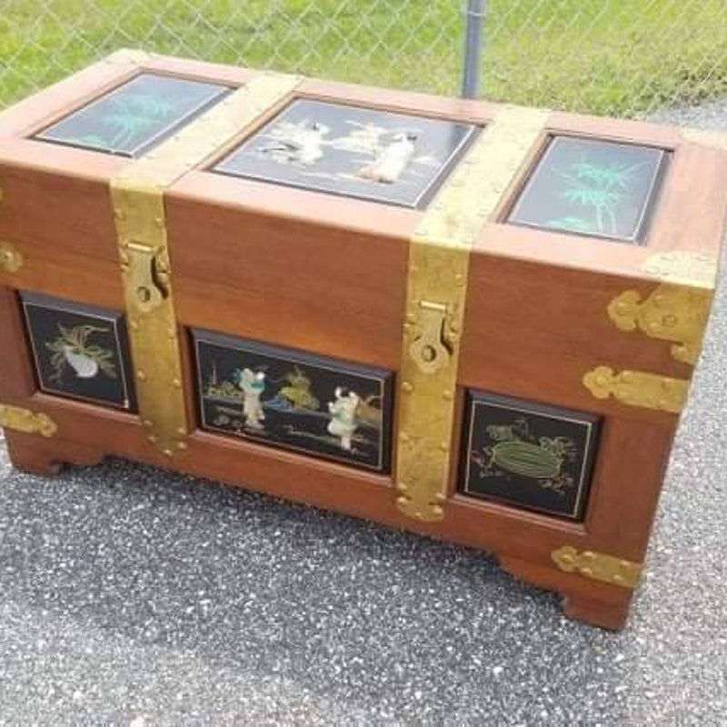 Painted Chest - Etsy