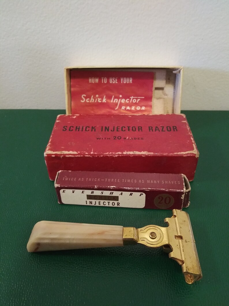 Vintage Schick Injector Single Edge Safety Razor Type-e 1935-45 - Etsy