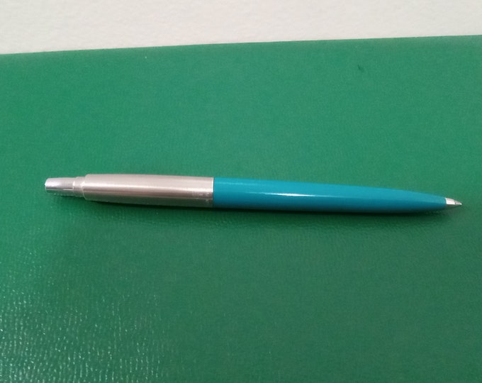 Vintage Parker Debutante Jotter Ballpoint Pen Teal Blue - Etsy