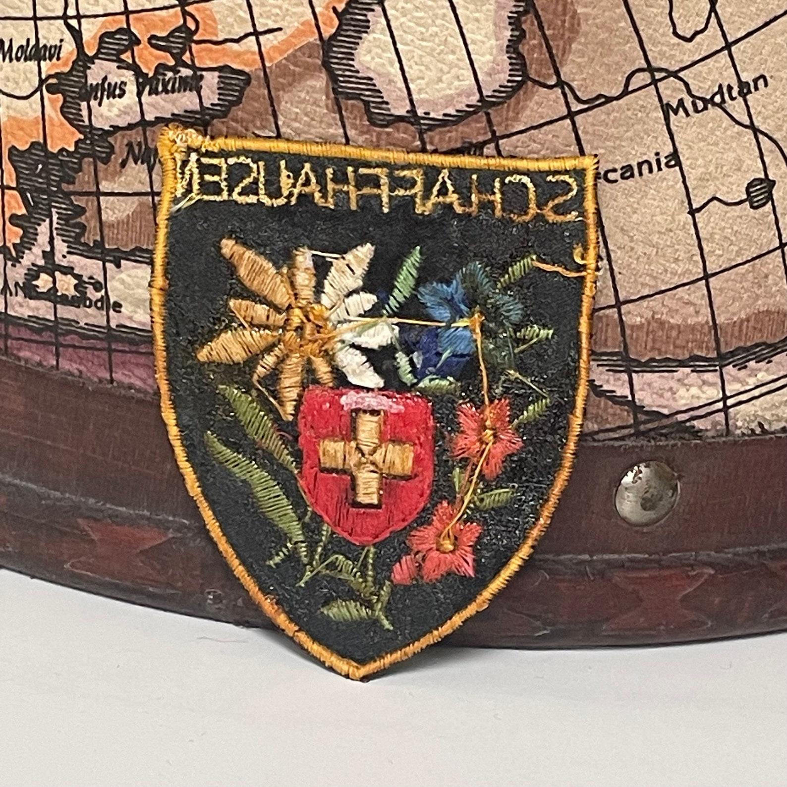 Vintage Patch SCHAFFHAUSEN Switzerland Schweiz Suisse Souvenir Cloth ...