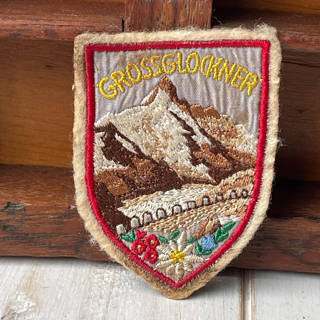 Vintage Patch Grossglockner Glockner Summit Alps Austria Sew on Badge ...