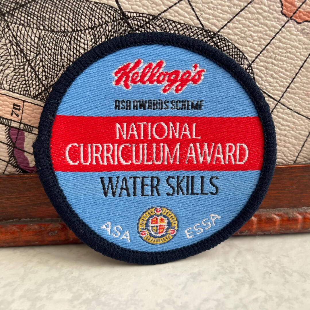Vintage Kellogg's ESSA ASA National Curriculum Awards Water Skills Sew ...