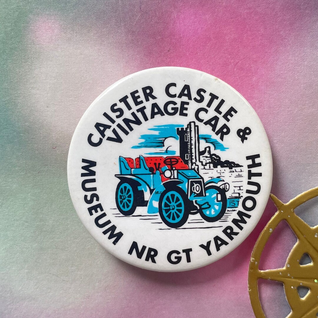 Vintage Badge Caister Castle & Vintage Car Museum Great - Etsy