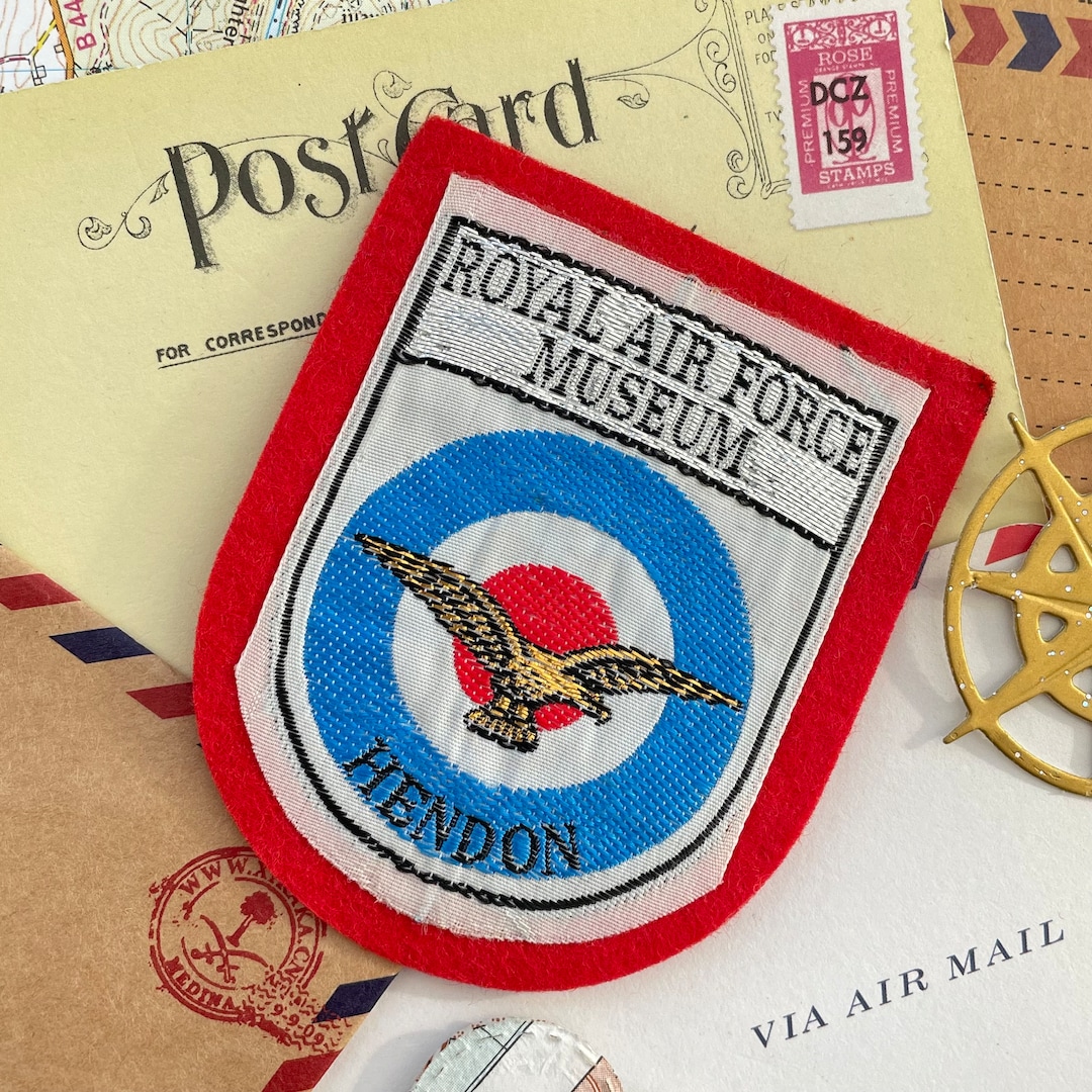 Vintage Patch RAF the Royal Air Force Museum Souvenir Cloth - Etsy