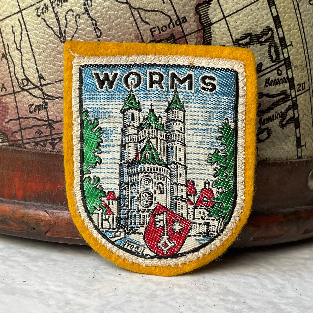 Vintage Patch WORMS St. Peter's Cathedral Rhineland-palatinate Germany ...