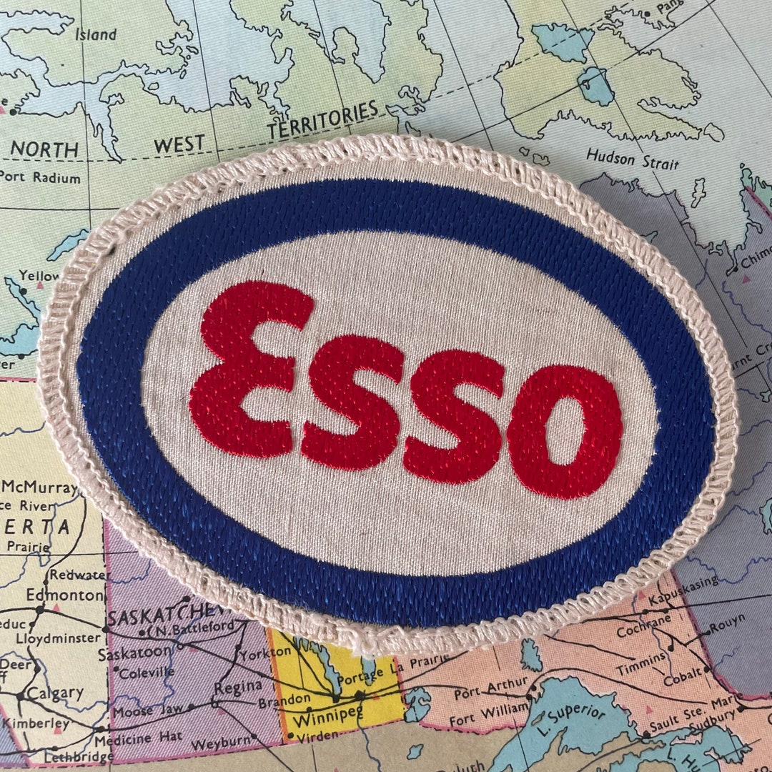 Vintage Patch ESSO Motor Oil Classic Car Jacket Overalls Sew - Etsy