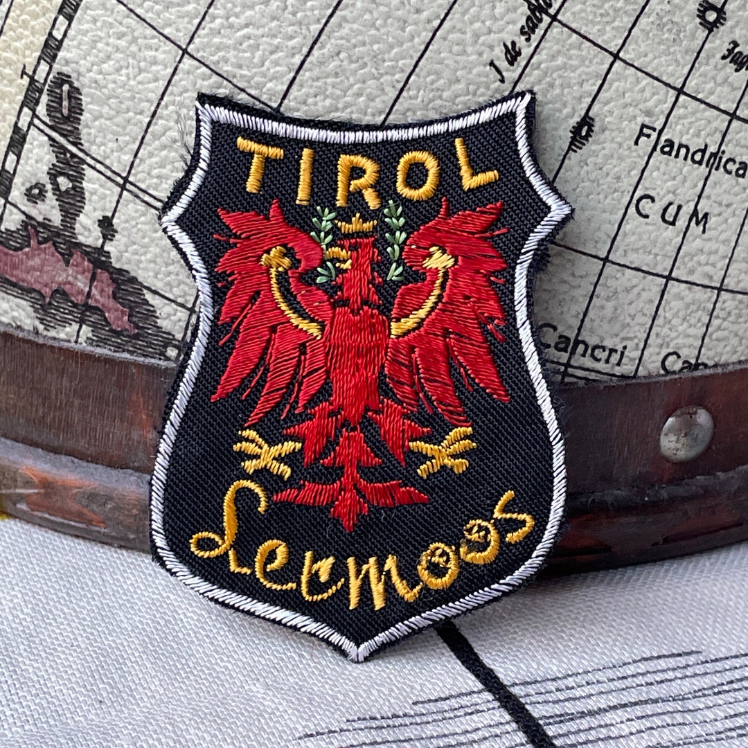 Vintage LERMOOS ZUGSPITZE Tirol Coat of Arms Austria Skiing Souvenir ...