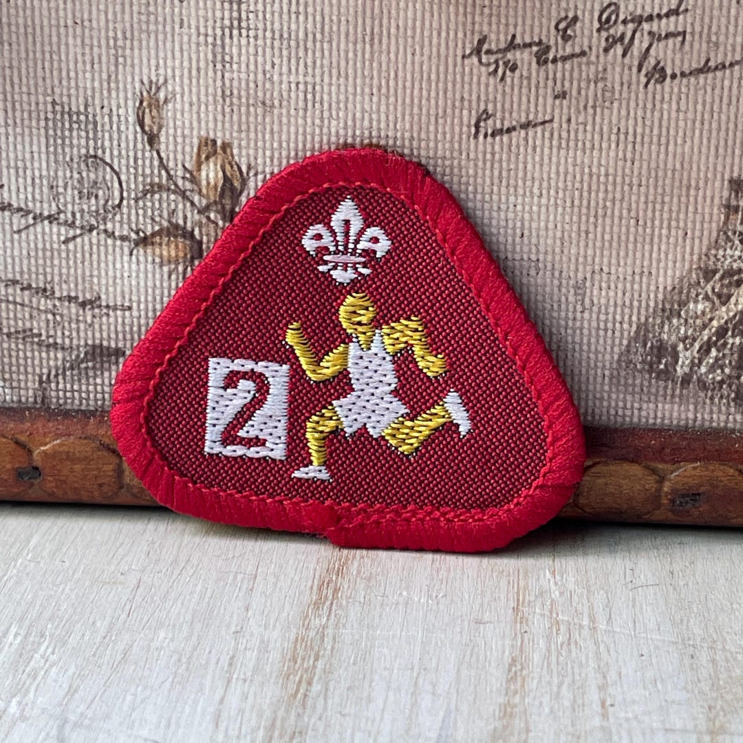 Vintage Patch Scout Proficiency Athlete Stage 2 Emblem Scouting Sew on ...