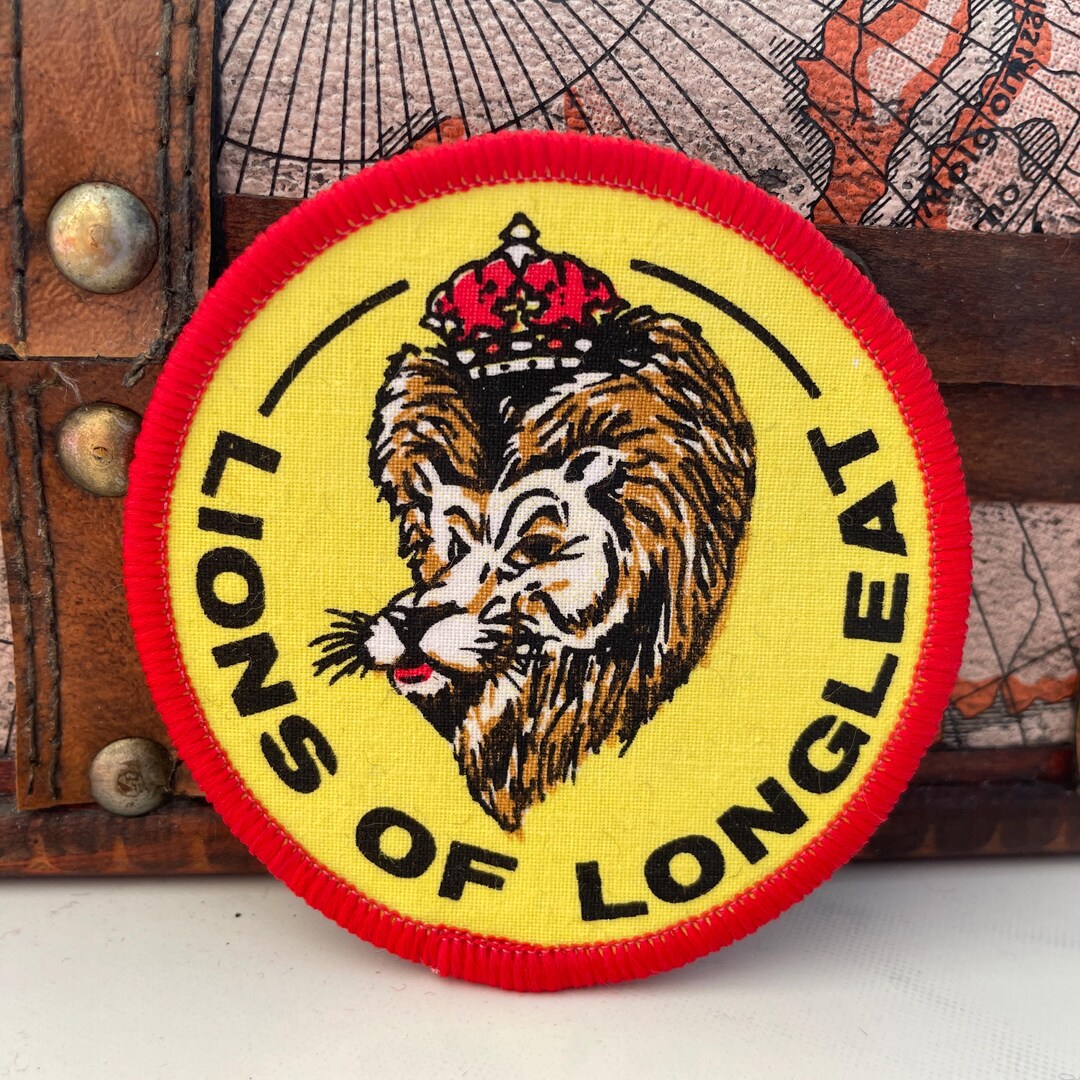 Vintage Patch the Lions of LONGLEAT Safari Wiltshire Souvenir Sew on ...