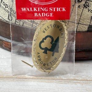 Vintage Westonbirt Arboretum Walking Hiking Stick Cane Badge Mount ...