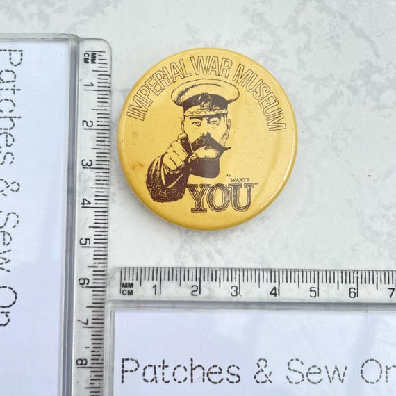 Vintage Badge Imperial War Museum London Military Pin… - Gem