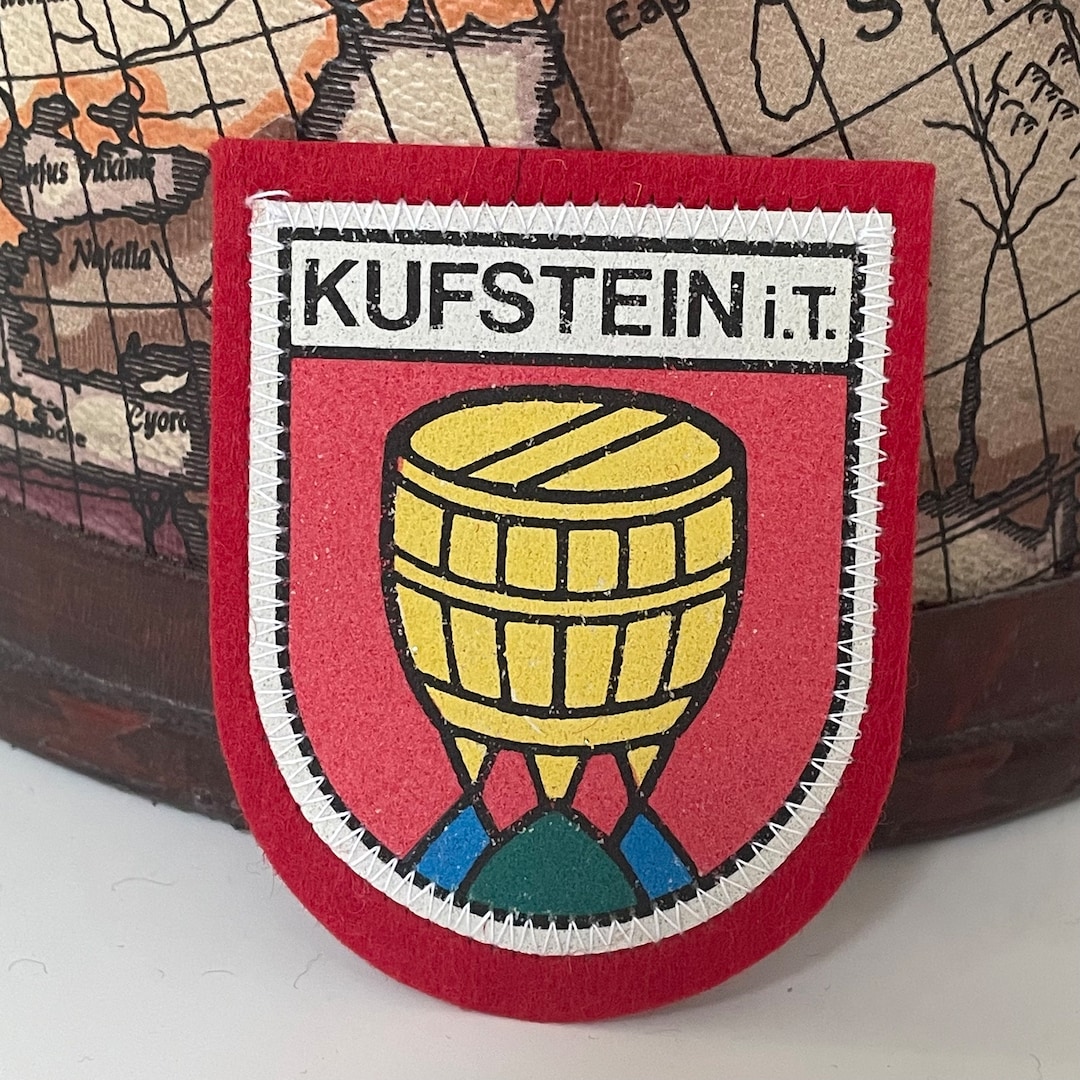 Vintage Patch KUFSTEIN Coat of Arms Tirol Tyrol Austria Souvenir Cloth ...