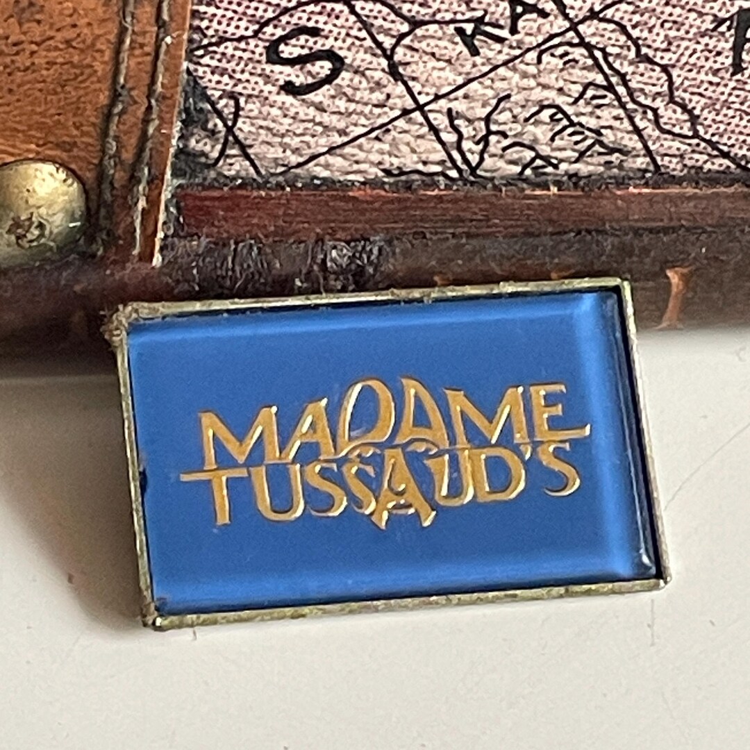 Vintage Badge MADAME TUSSAUDS Museum London Enamel Pin Button Badge - Etsy