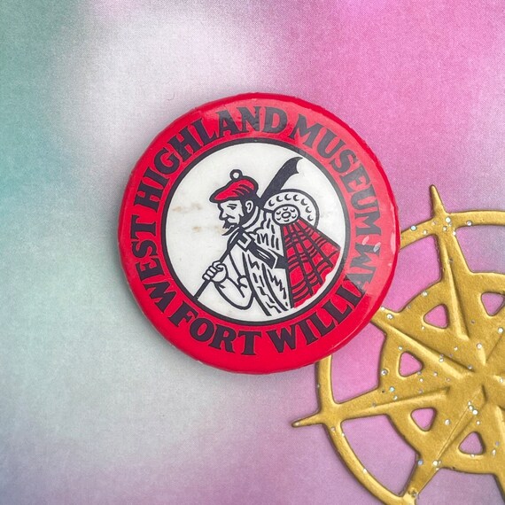 Vintage Badge West Highland Museum Fort William Scotl… - Gem
