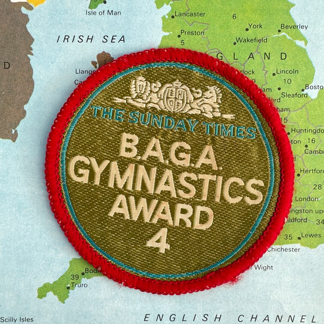Vintage Patch BAGA British Amateur Gymnastics Association 4 - Etsy