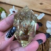 Magic Wand Clear Quartz Crystal With Agate Wand Perfect Witchy Wiccan ...