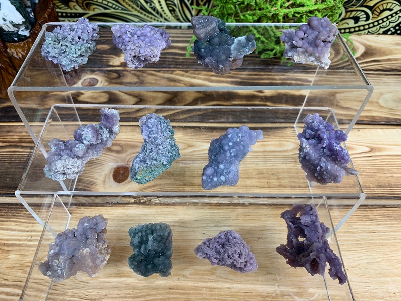 Rare Grape Agate Freeform Tiny but Mighty Clusters of Grapes in Many ...